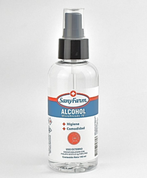 Alcohol 70° 140ml Spray | Pal Publicidad