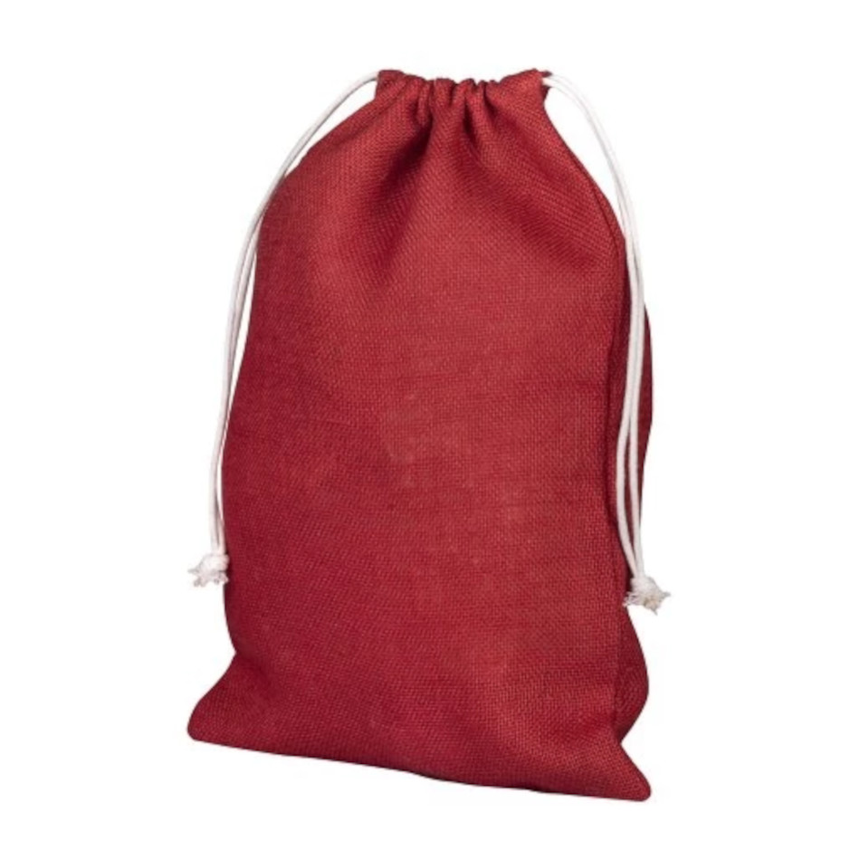Saquito de Yute Rojo 40×30 cm | Pal Publicidad